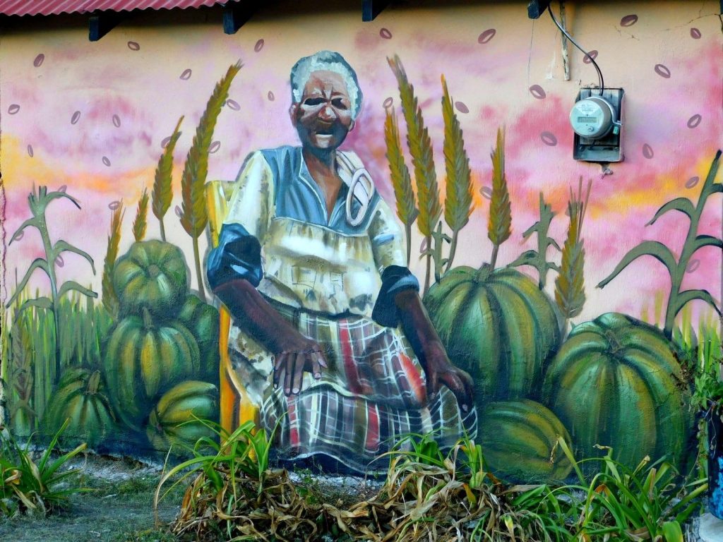Murales en “El Nacimiento de los Negros Mascogos” - Ichan Tecolotl