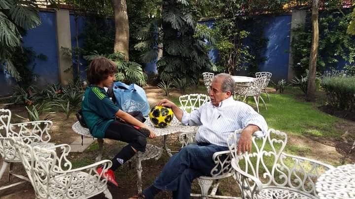 Emilian y Jesús Ruvalcaba en CIESAS Ciudad de México.